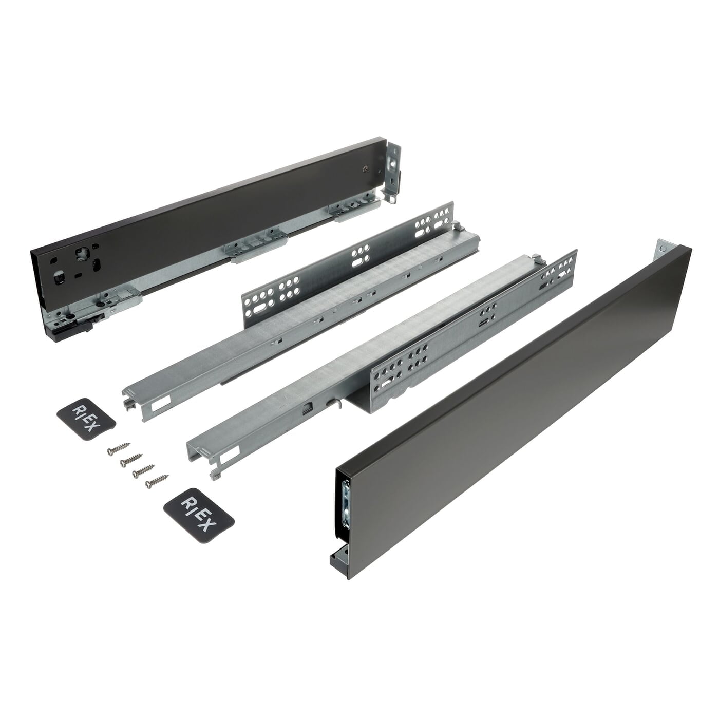 Drawer boxes european metal